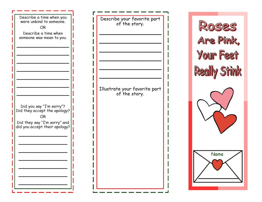 Roses Are Pink, Your Feet Really Stink Main Idea Story Elements ...