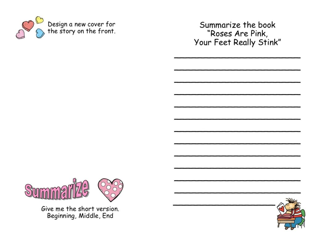 Roses Are Pink, Your Feet Really Stink Main Idea Story Elements ...