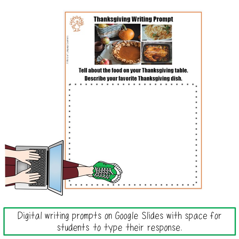 Thanksgiving Writing Task Cards Print and Digital | Made By Teachers