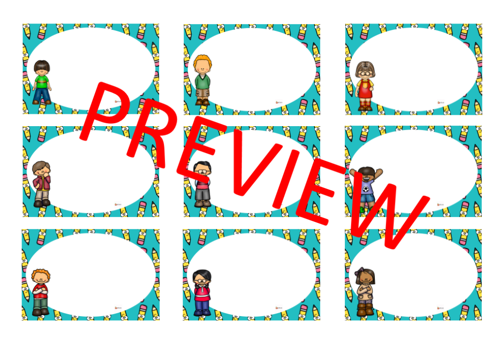 Editable Labels for Journals, Notebooks, and Folders Kids Theme | Made ...