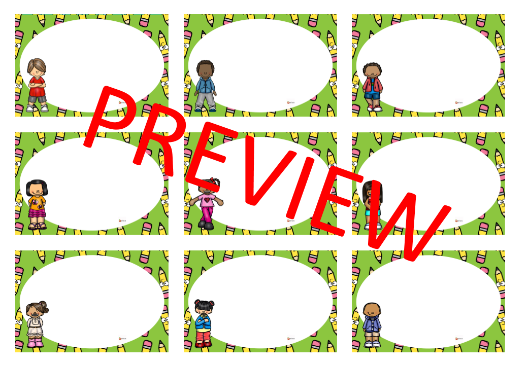 Editable Labels for Journals, Notebooks, and Folders Kids Theme | Made ...