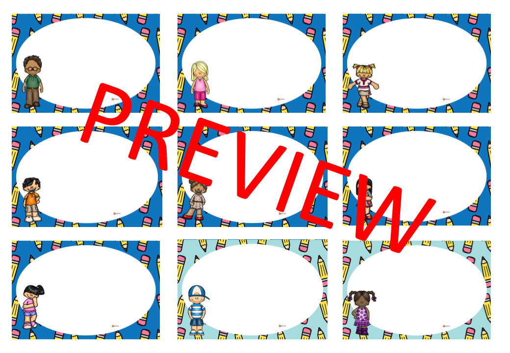 Editable Labels for Journals, Notebooks, and Folders Kids Theme | Made ...