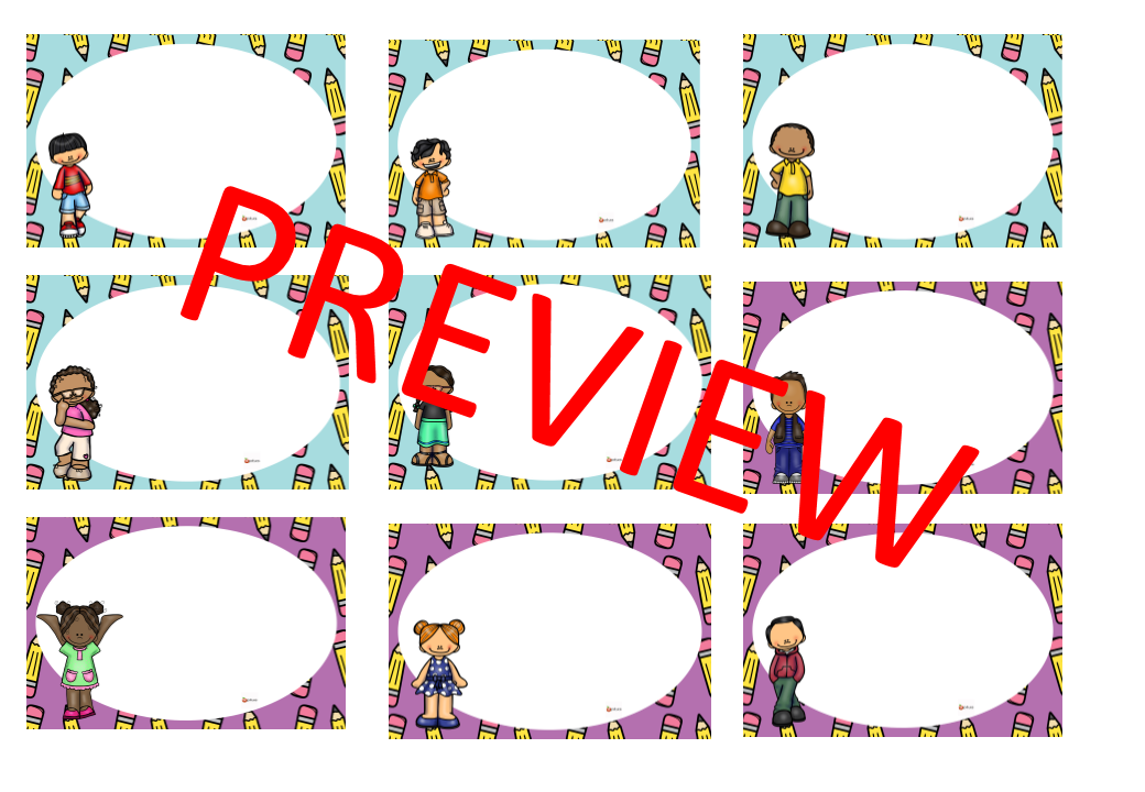 Editable Labels for Journals, Notebooks, and Folders Kids Theme | Made ...