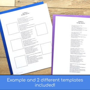 Annabel Lee One Pager - Fun poetry analysis lesson! | Made By Teachers