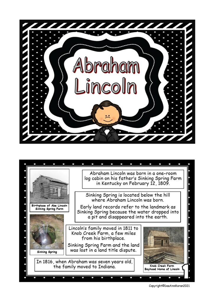 Abraham Lincoln Mini Book Reading Comprehension | Made By Teachers