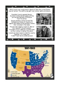 Abraham Lincoln Mini Book Reading Comprehension | Made By Teachers