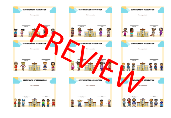 Editable Student Awards Kids Theme | Made By Teachers