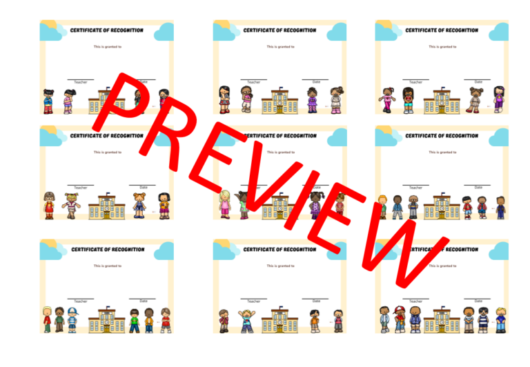 Editable Student Awards Kids Theme | Made By Teachers