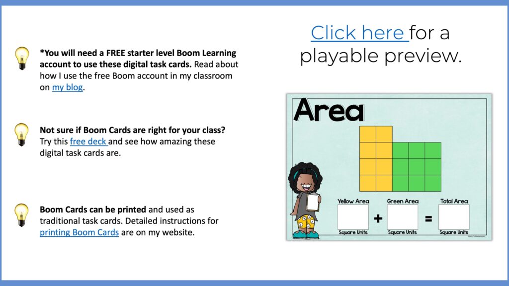 Finding Area of Composite Figures Using Colored Models Task Cards ...