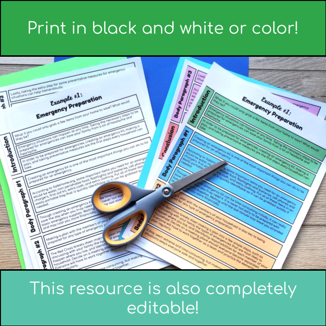 Informative Essay Writing Sorting Activity - Print and Digital ...