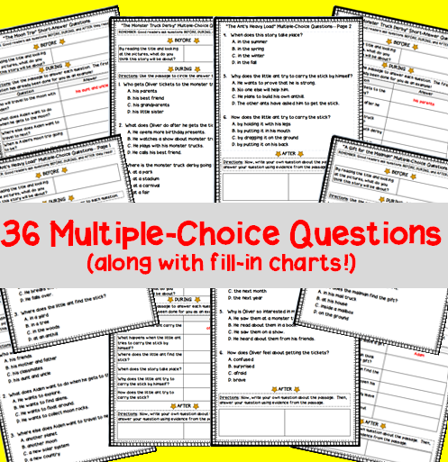 RL.2.1 - Ask and Answer Text-Based Questions in Fiction Text | Made By Teachers