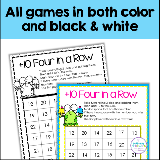 Add and Subtract Tens Activities - Mental Math Place Value Games | Made ...