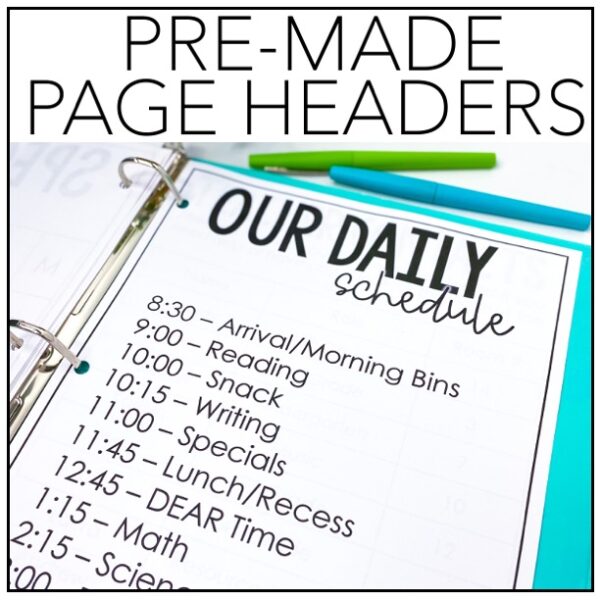 Editable Substitute Teacher Binder | Made By Teachers