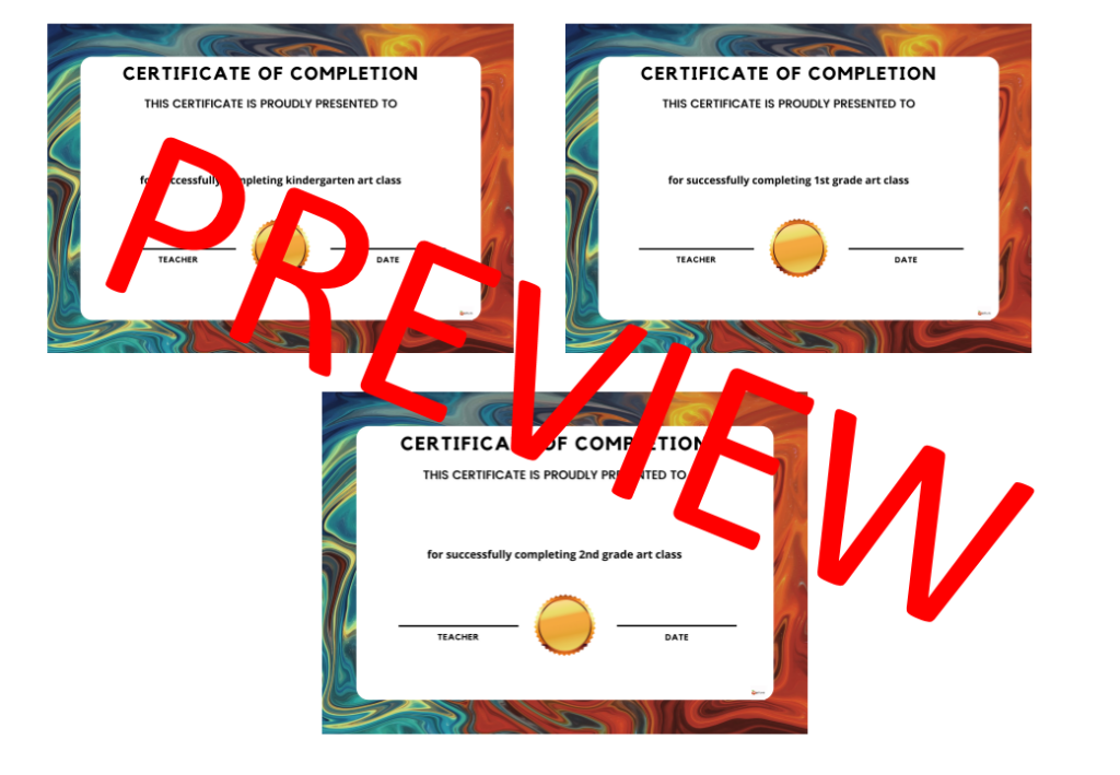 Editable Student Art Awards | Made By Teachers