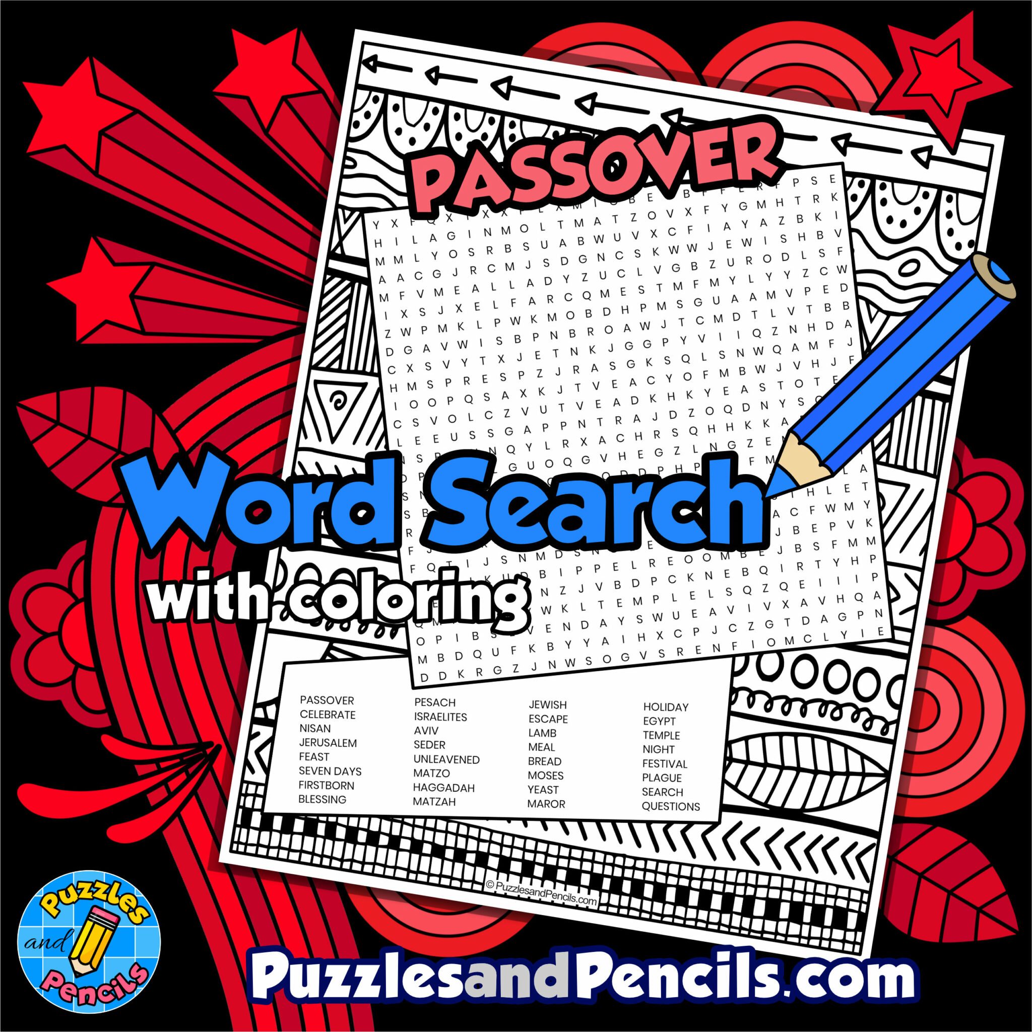 Playground Word Search Puzzle Activity Page and Coloring | Summer ...