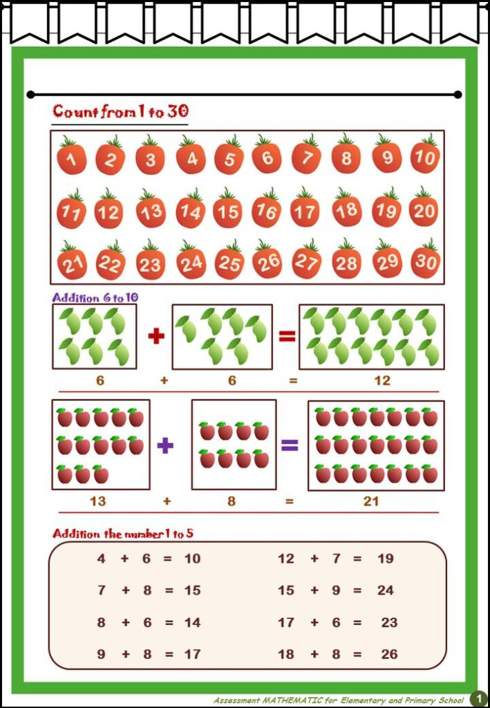 Adding With 6 to 10 – Math Addition Worksheets – Addition Word Problems ...