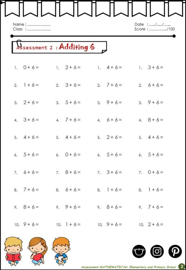 Adding With 6 to 10 – Math Addition Worksheets – Addition Word Problems ...