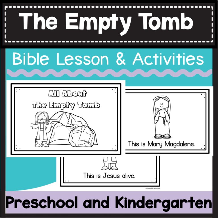 Empty Tomb Easter Bible Lesson for Preschool & Kindergarten | Made By ...