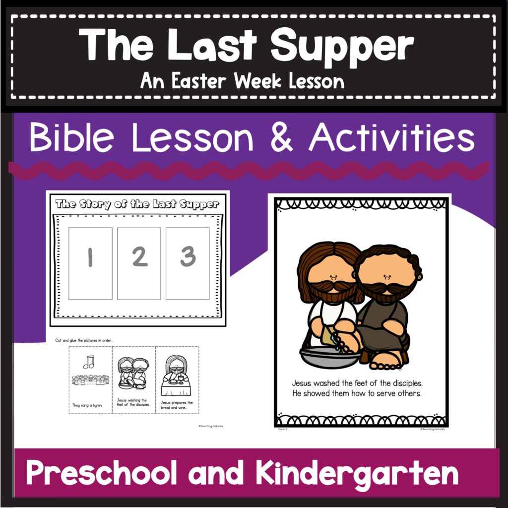 The Last Supper Bible Lesson for Preschool and Kindergarten | Made By ...