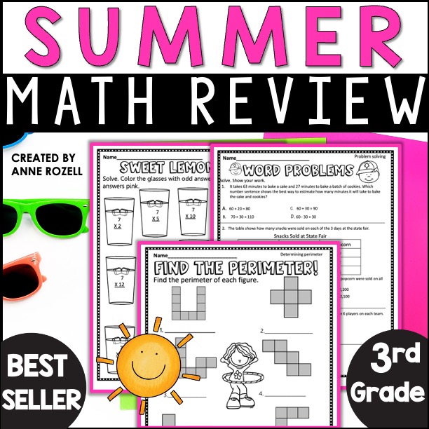 3rd Grade Math Packet Worksheets