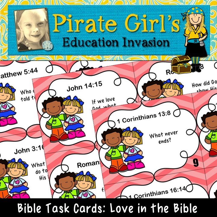 Bible Task Cards: LOVE in the Bible | Made By Teachers