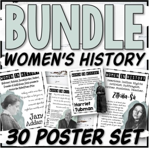 Women's History Poster Set Bundle | Made By Teachers