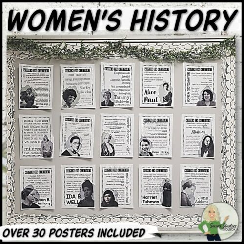 Women's History Poster Set Bundle | Made By Teachers