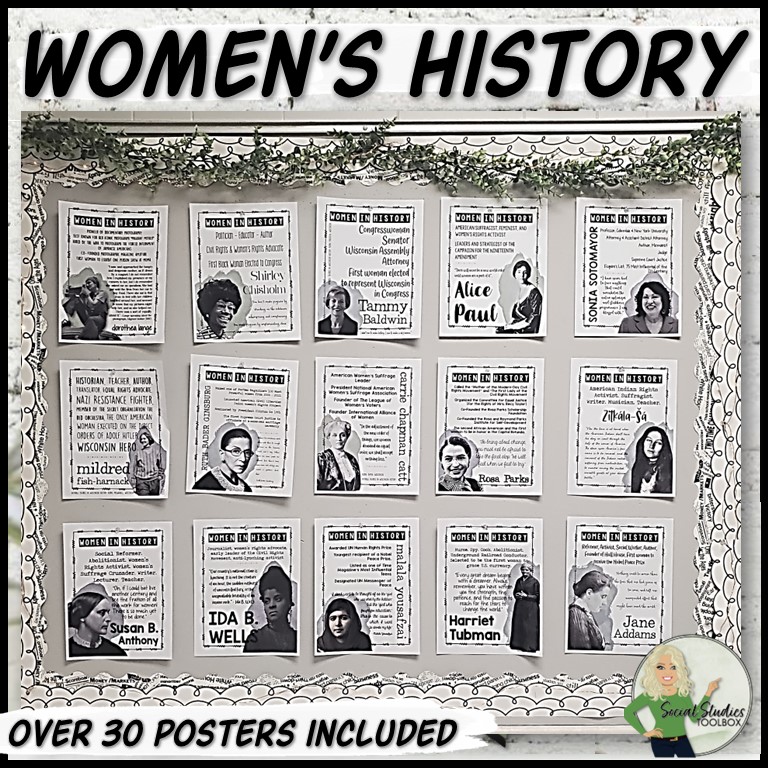 Women's History Poster Set Bundle | Made By Teachers