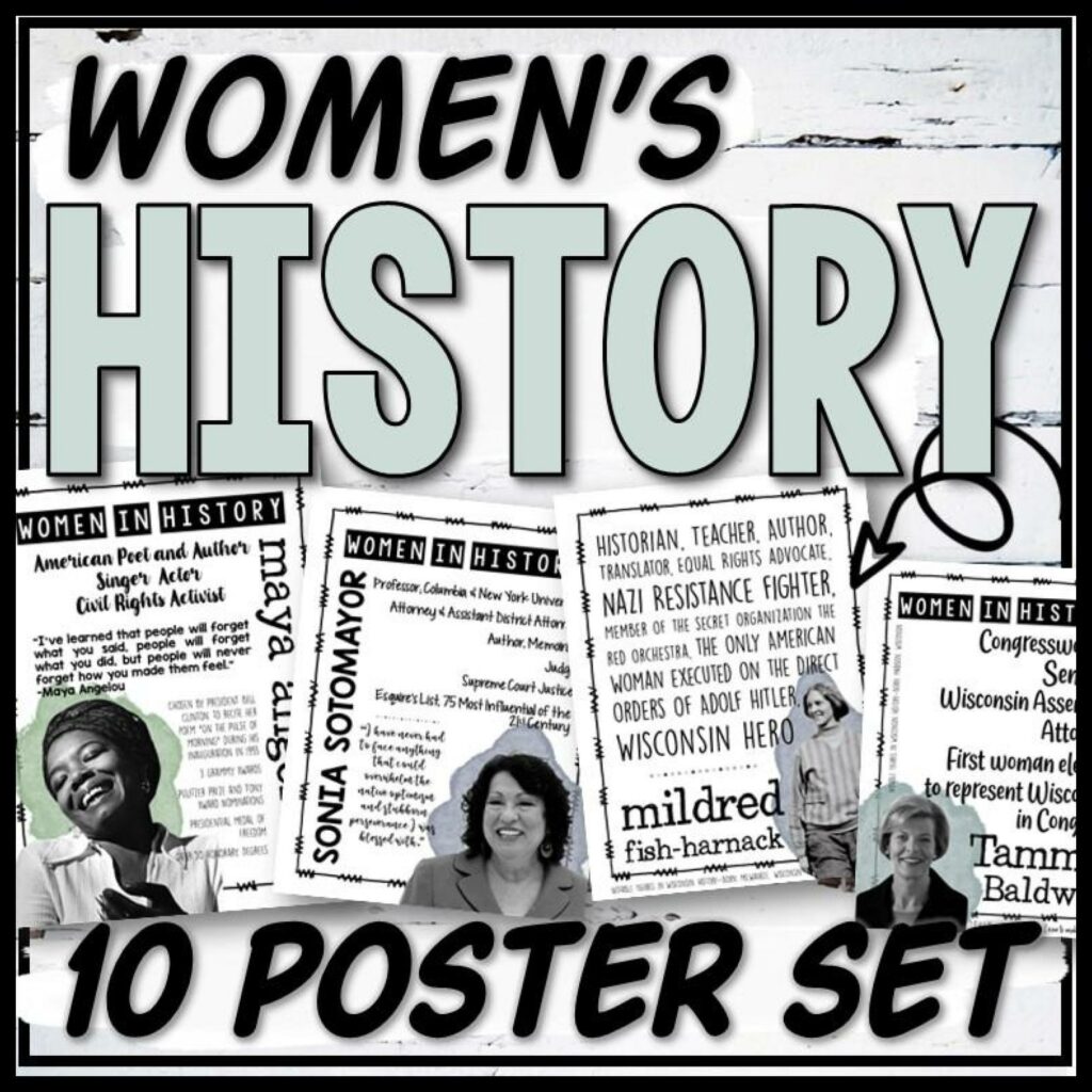 Women's History Poster Set Bundle | Made By Teachers