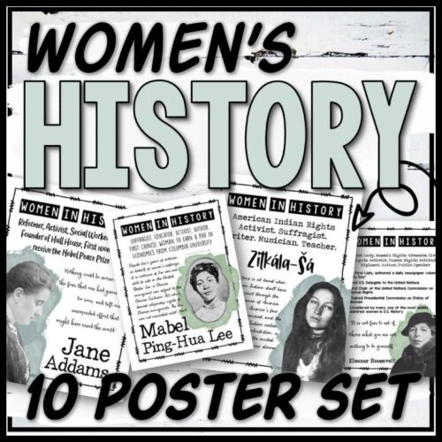 Women's History Poster Set Bundle | Made By Teachers