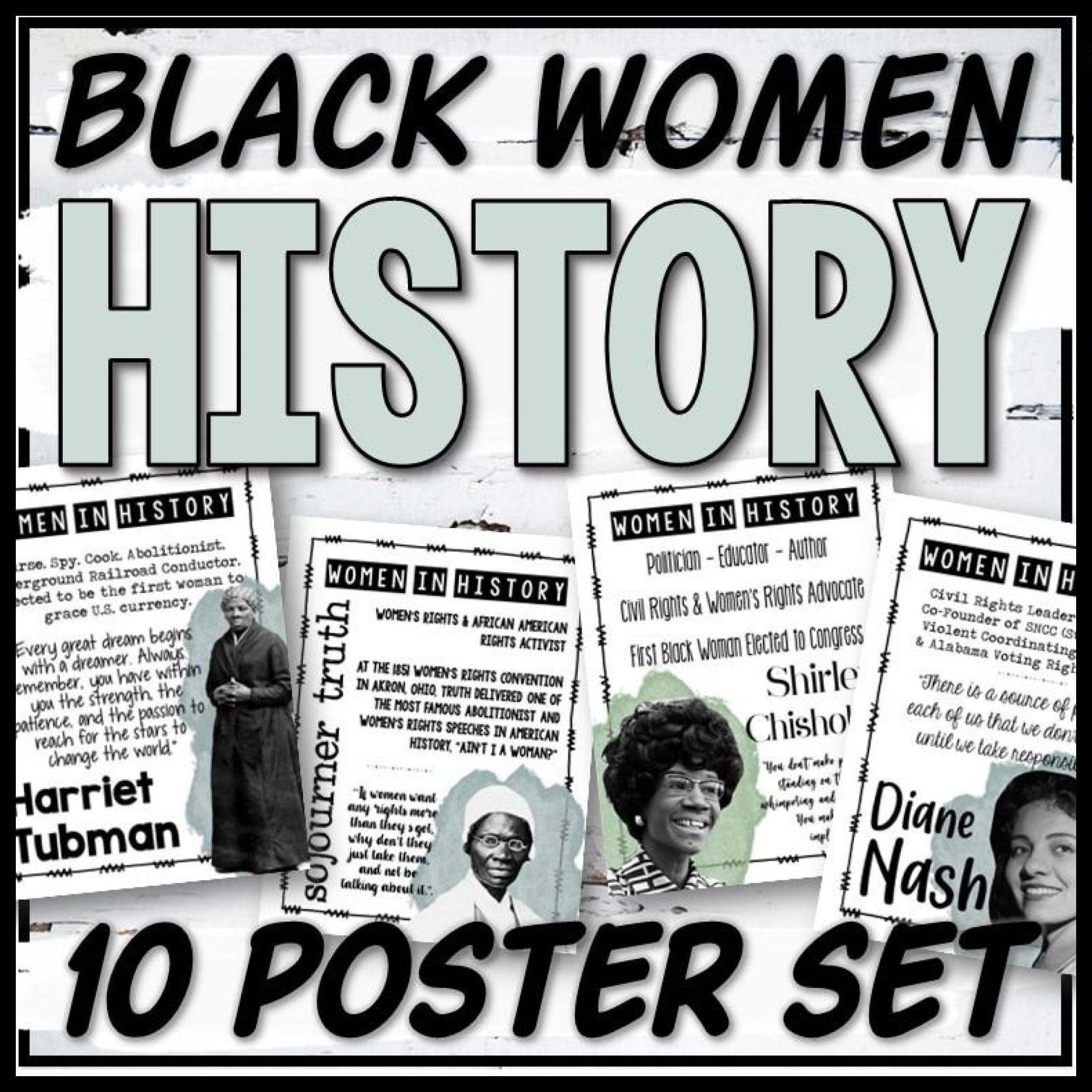 Women's History Poster Set Bundle | Made By Teachers
