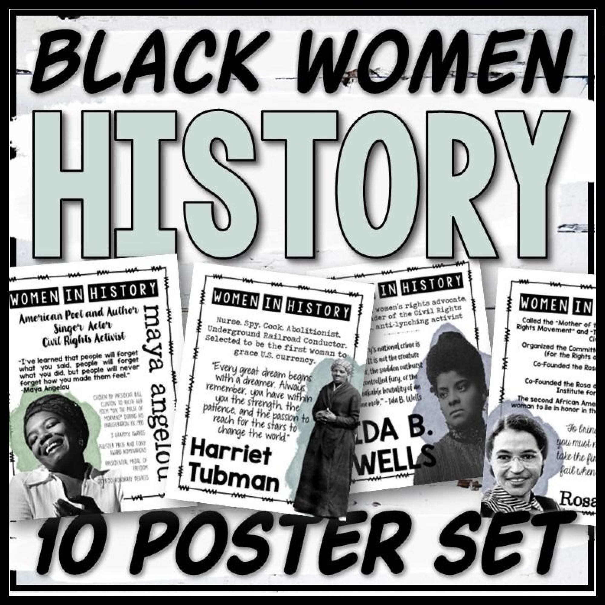 Women's History Poster Set Bundle | Made By Teachers