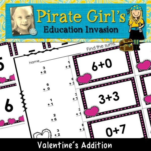 Valentine Addition Game (Sums 0-10) | Made By Teachers