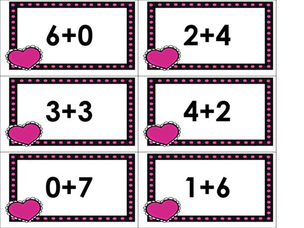 Valentine Addition Game (Sums 0-10) | Made By Teachers