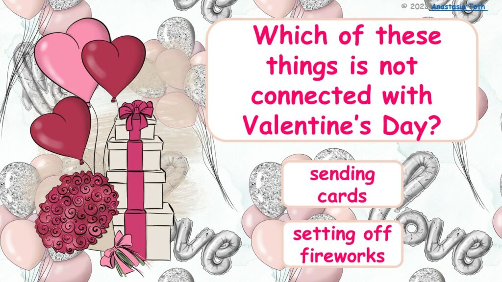 Saint Valentine's day interactive game | ESL EFL English Culture ...