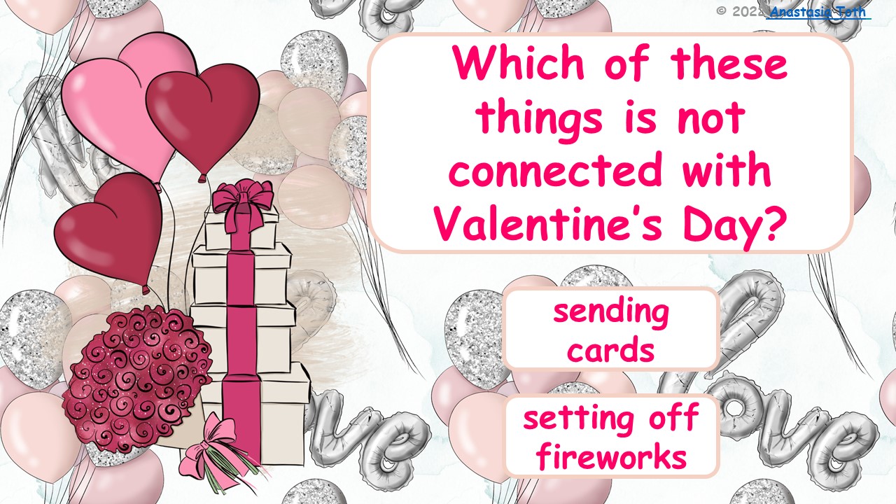 Saint Valentine's day interactive game | ESL EFL English Culture ...