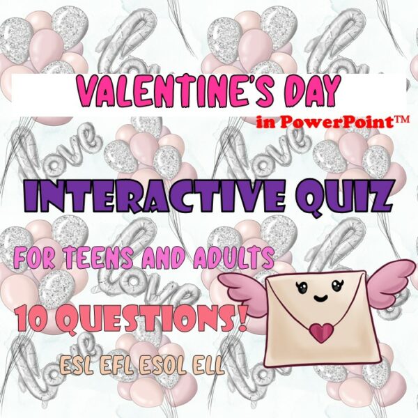 Saint Valentine's day interactive game | ESL EFL English Culture ...