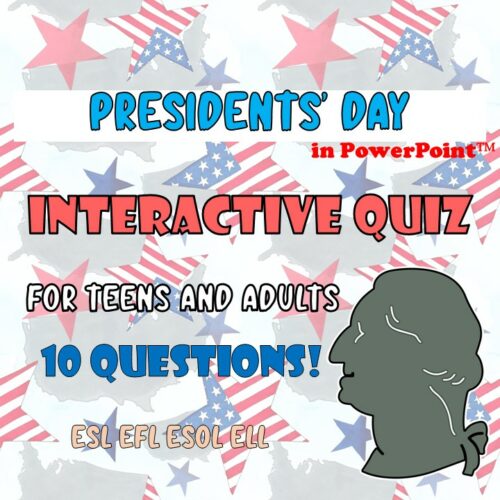 PRESIDENTS' DAY interactive history game | Culture Politics activities ...