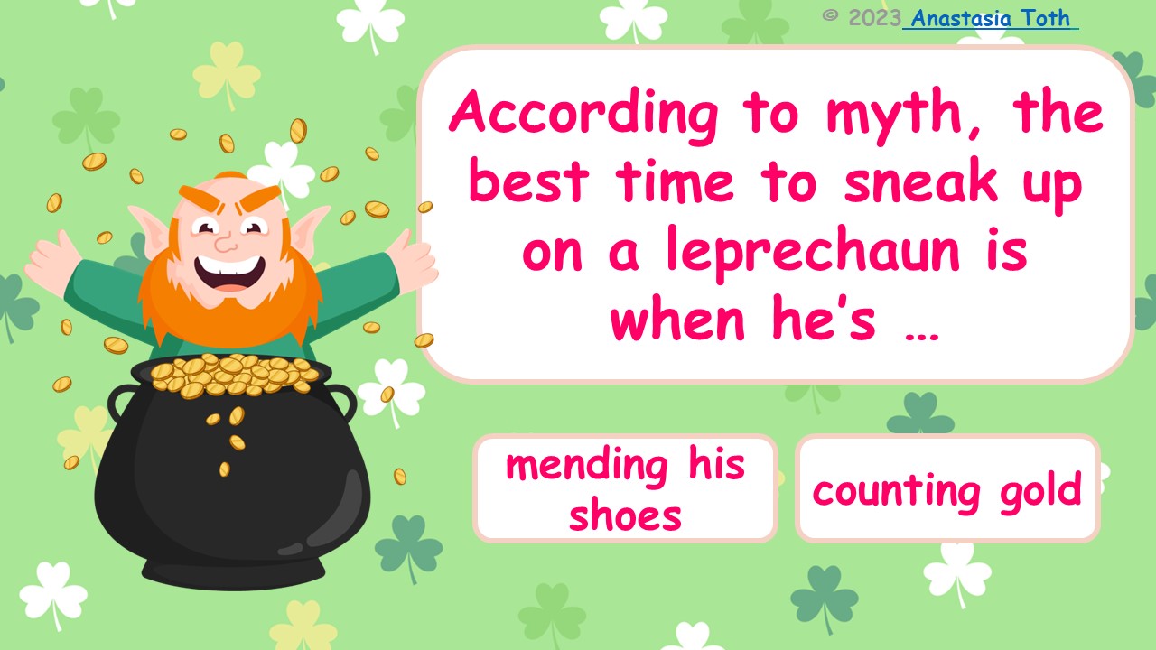ST PATRICK'S DAY interactive game | Culture ESL EFL activities quiz ...
