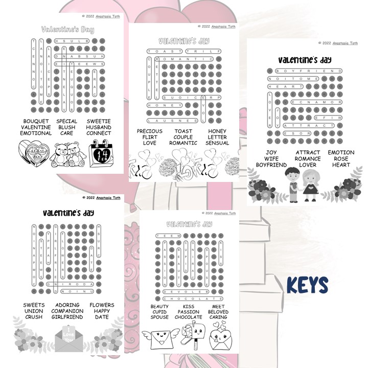 VALENTINE'S DAY word search puzzle | ESL printable activities ...