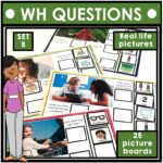 Adapted WH questions activities real life images | Made By Teachers