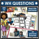 Adapted WH Questions Activities Real Life Pictures | Made By Teachers