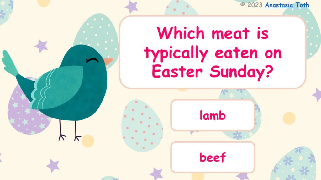 HAPPY EASTER interactive game | Culture ESL EFL activities quiz test ...