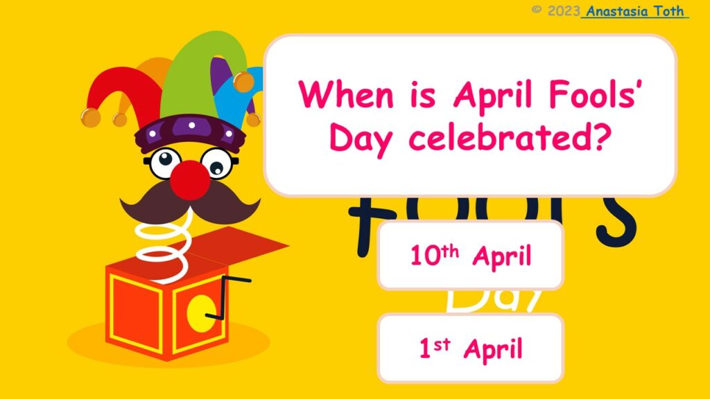 APRIL FOOLS' DAY interactive game | Culture ESL EFL activities quiz ...
