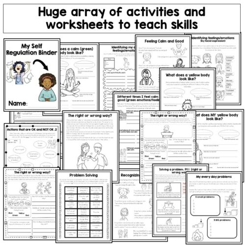 Emotion regulation behavior self regulation social skills activities ...