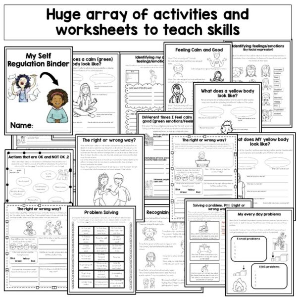 Emotion regulation behavior self regulation social skills activities ...