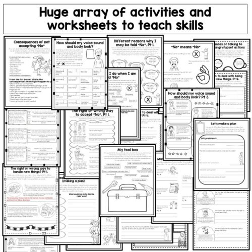 Emotion regulation behavior self regulation social skills activities ...