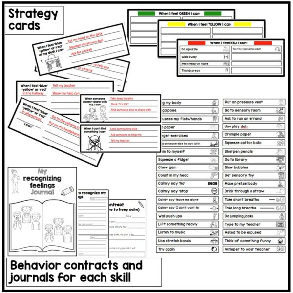 Emotion regulation behavior self regulation social skills activities ...