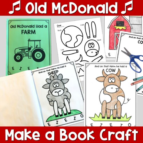 Old McDonald Had a Farm Craft Sing Along Book | Made By Teachers