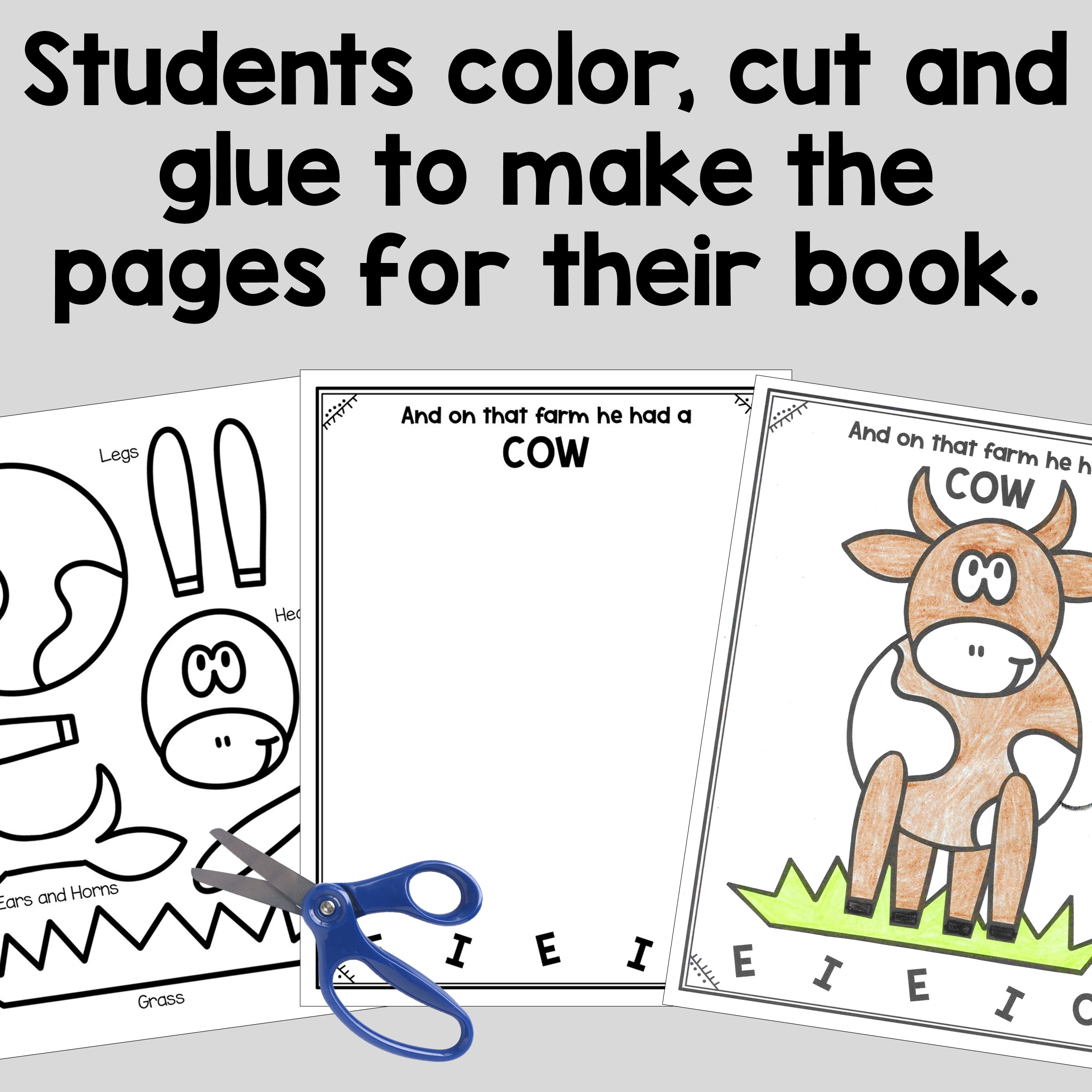 Old McDonald Had a Farm Craft Sing Along Book | Made By Teachers